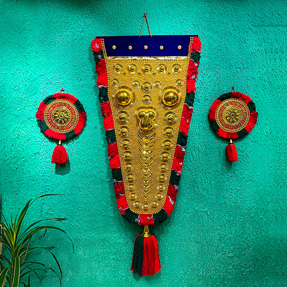 Nettipattam Alavattam Combo - Traditional Kerala Home Decor – The ...
