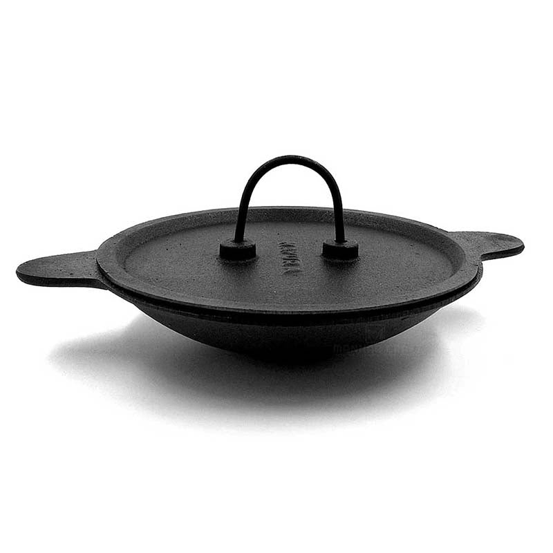 Cast Iron AppaChatti with Lid / Appam pan / Appam Patra / Kallu (Pre S ...