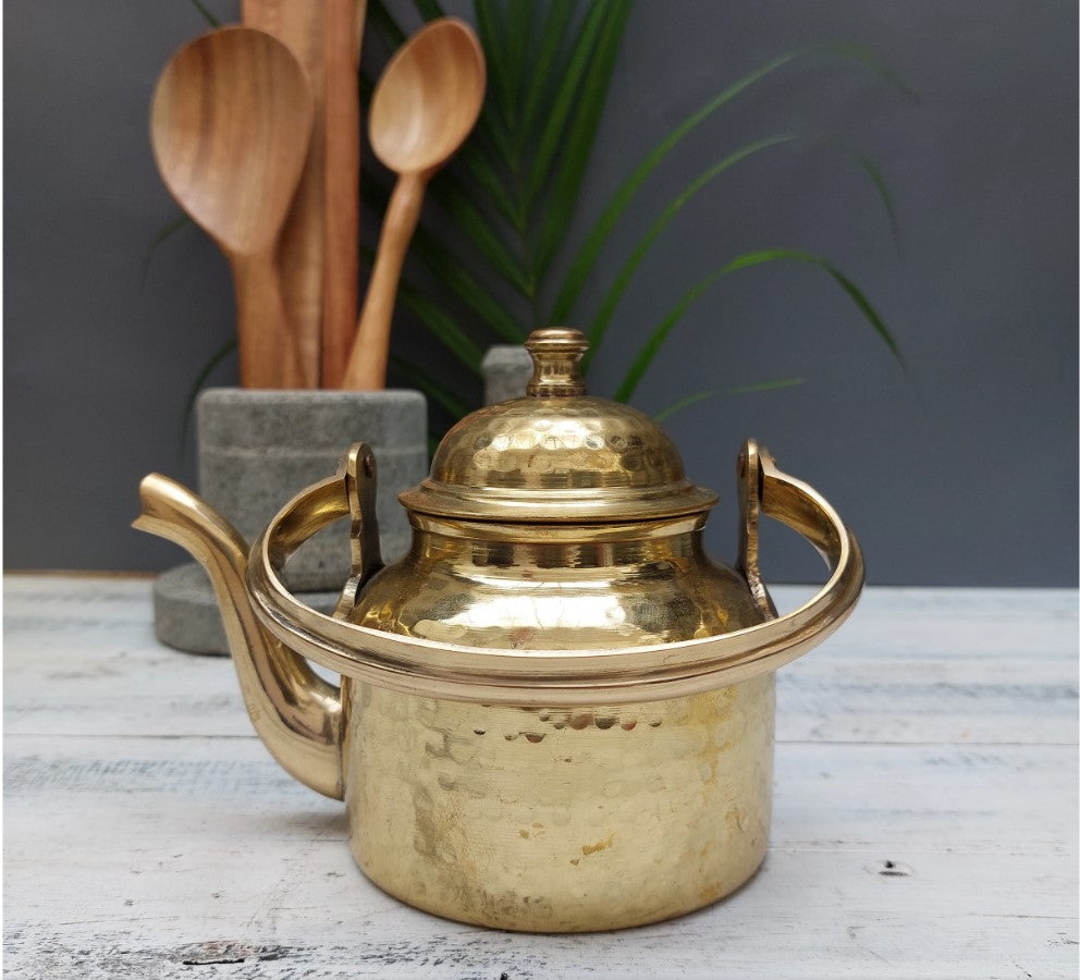Brass kettle/ tea pot – The Coconut Store